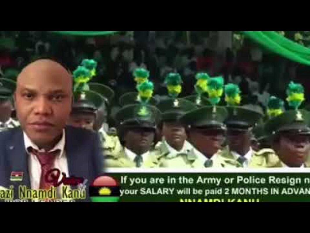 "Resign, Join Us And Receive 2 Months Salary" - Nnamdi Kanu To Nigerian ...