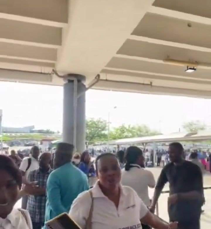 Passengers At Airport Stranded As Labour Begins Nationwide Strike - 247 ...