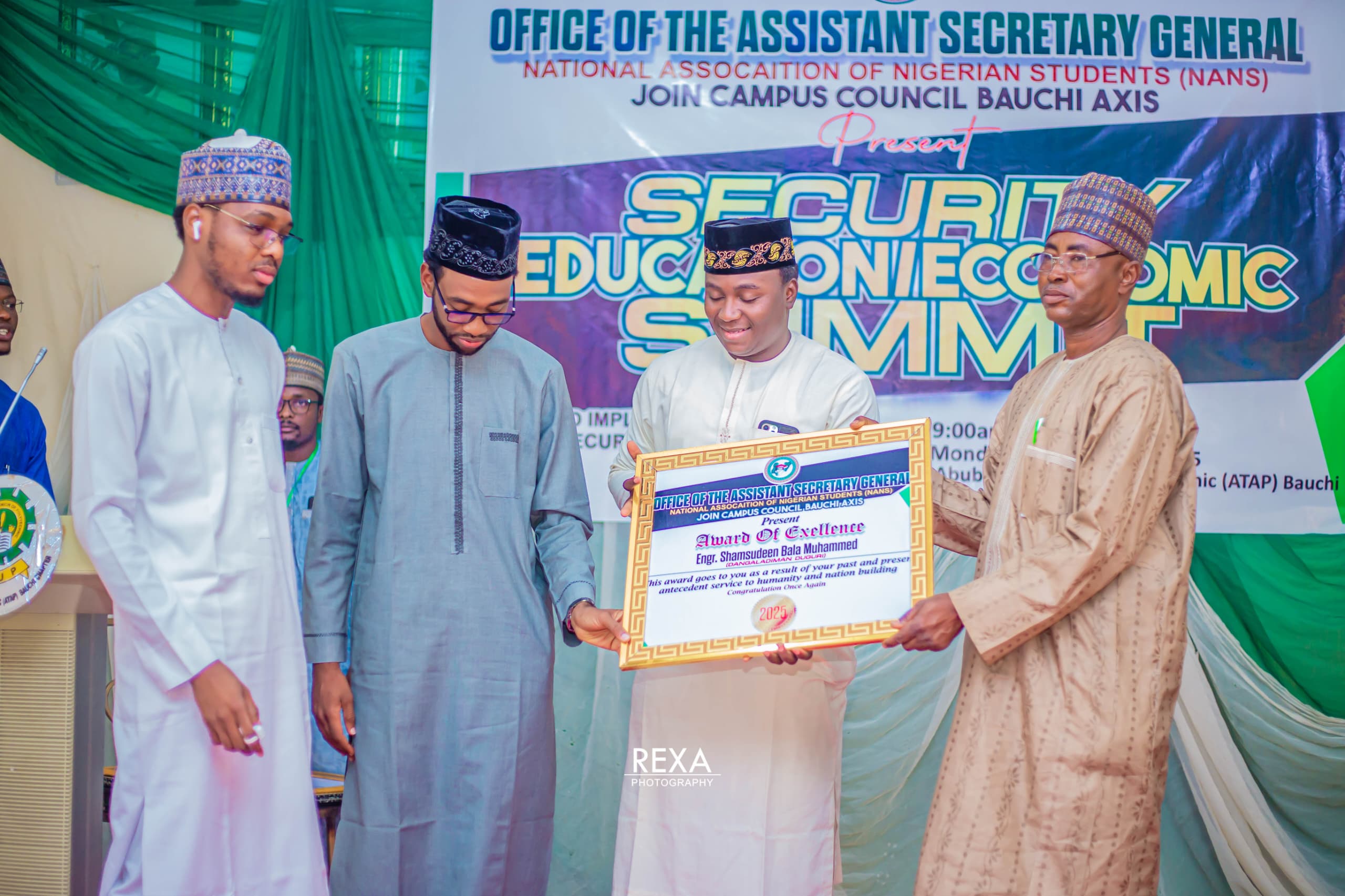 NANS Honors Engr. Shamsudeen Bala Mohammed: Award for Youth Development - 247 Ureports