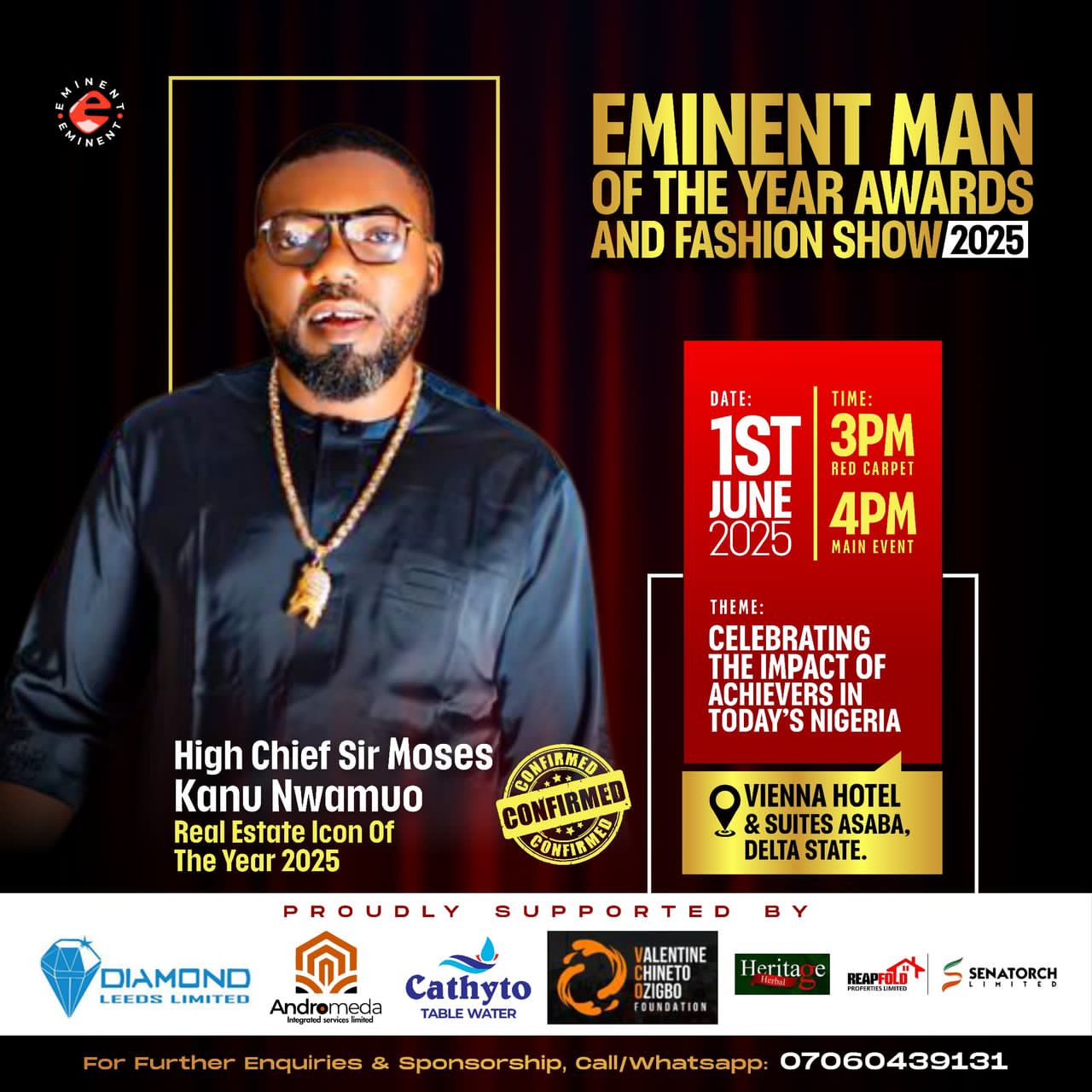 Eminent Magazine Set to Honour Kalusa Real Estate Boss, Nwamou, As Real ...