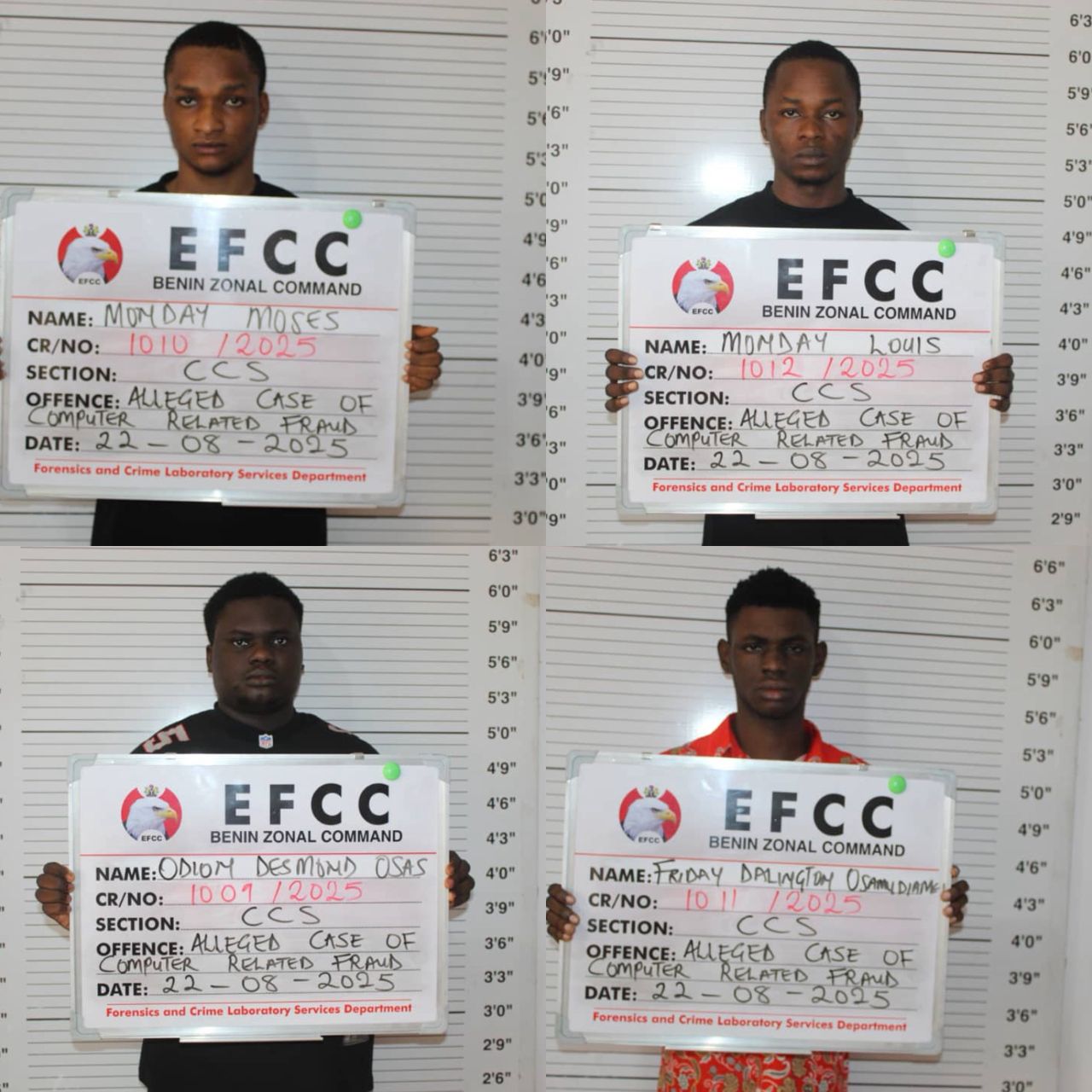 Court Jails Eight Internet Fraudsters in Benin City - 247 Ureports